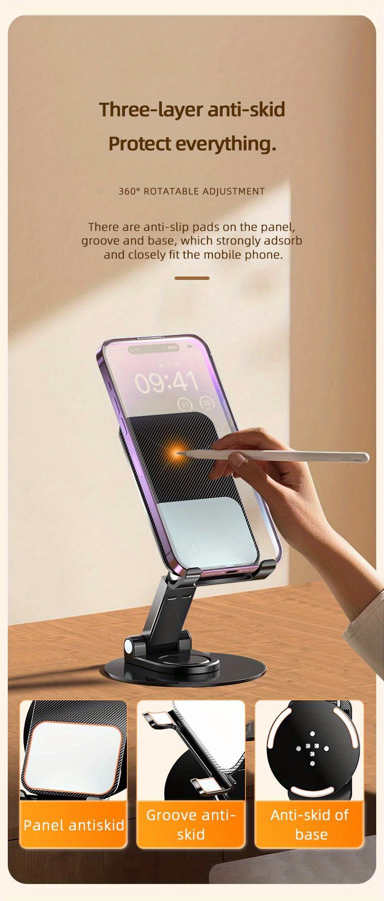 360° Rotatable Stand Metal - Temu United Kingdom