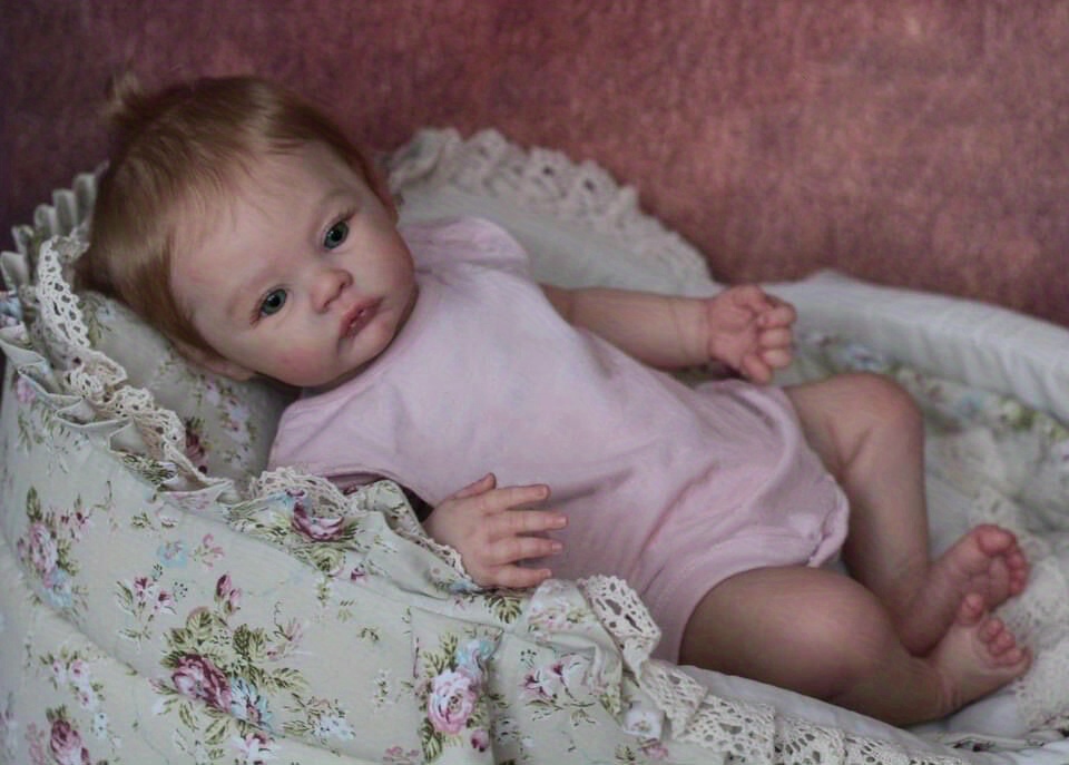 Adorable Newborn Baby Girl Reborn Doll Soft Cuddly Body - Temu