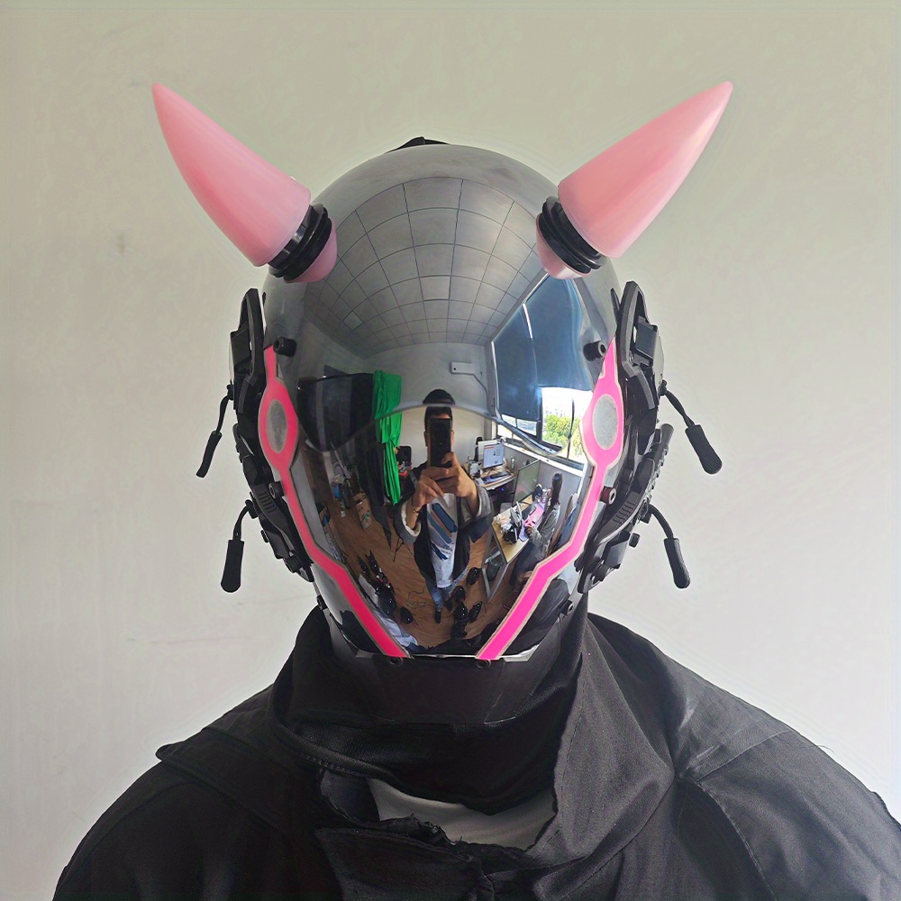 new cyberpunk luminous mask with corners performance luminous mask ...