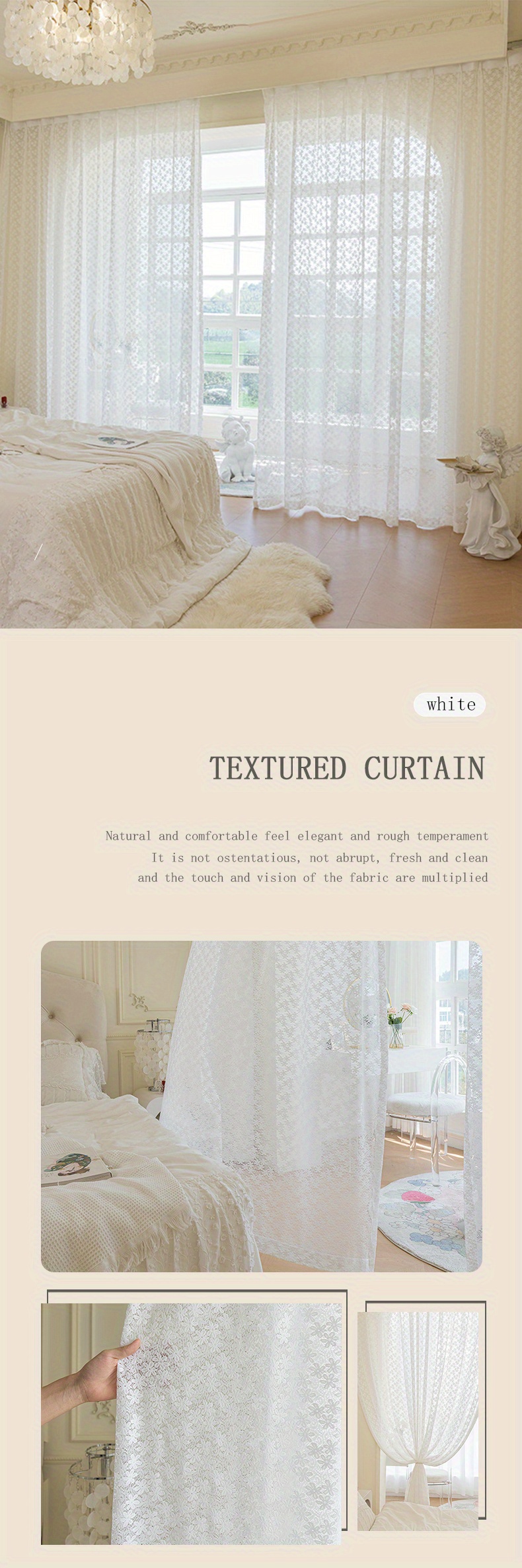 pattern curtain home decor perfect - Temu Norway