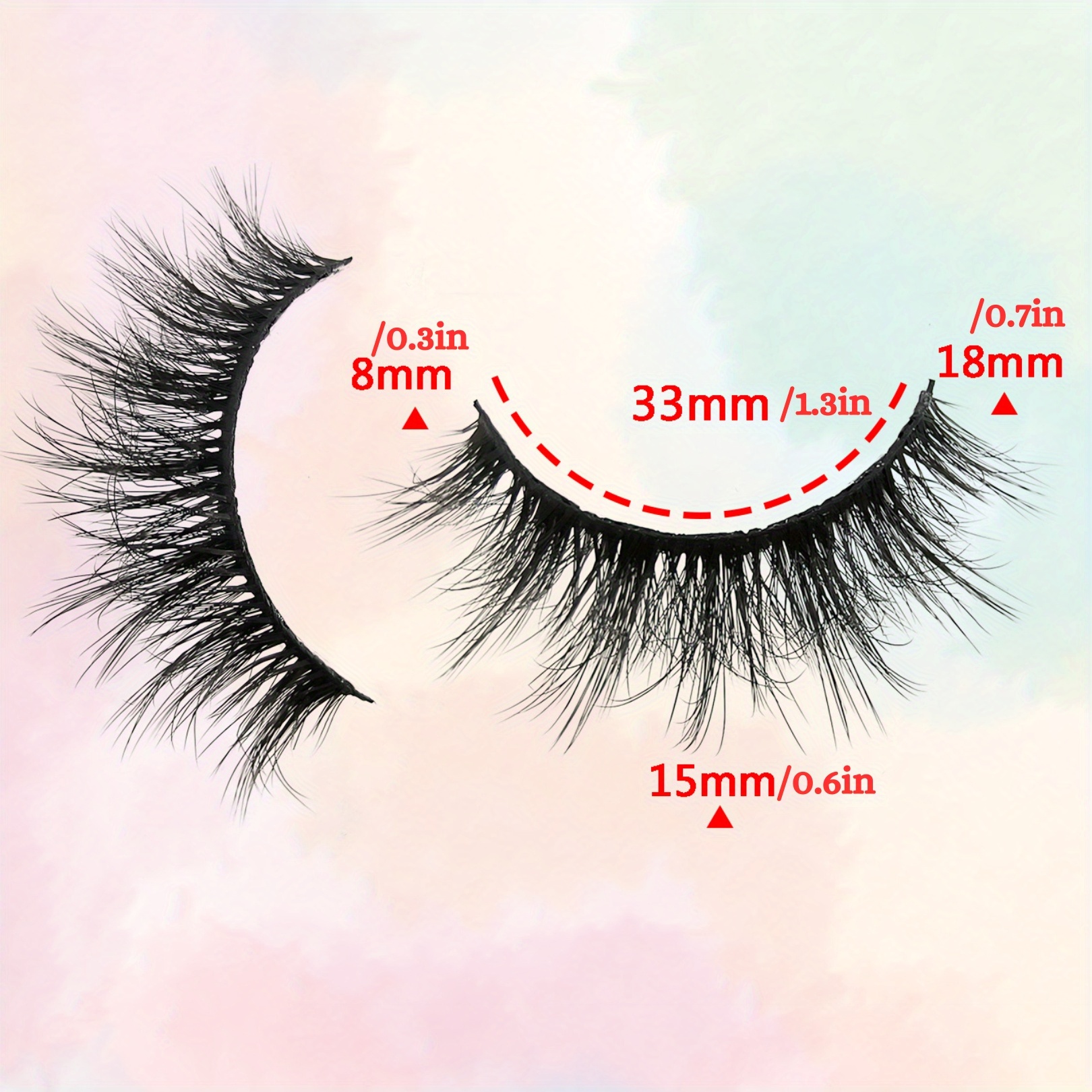 Cat Eye False Eyelashes Thick Fluffy Mink False Lashes - Temu South Africa