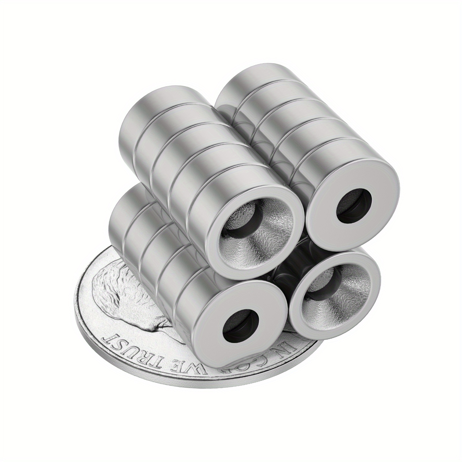 Round Base Cup Magnets 8x3 3 Mm Neodymium Magnets With - Temu