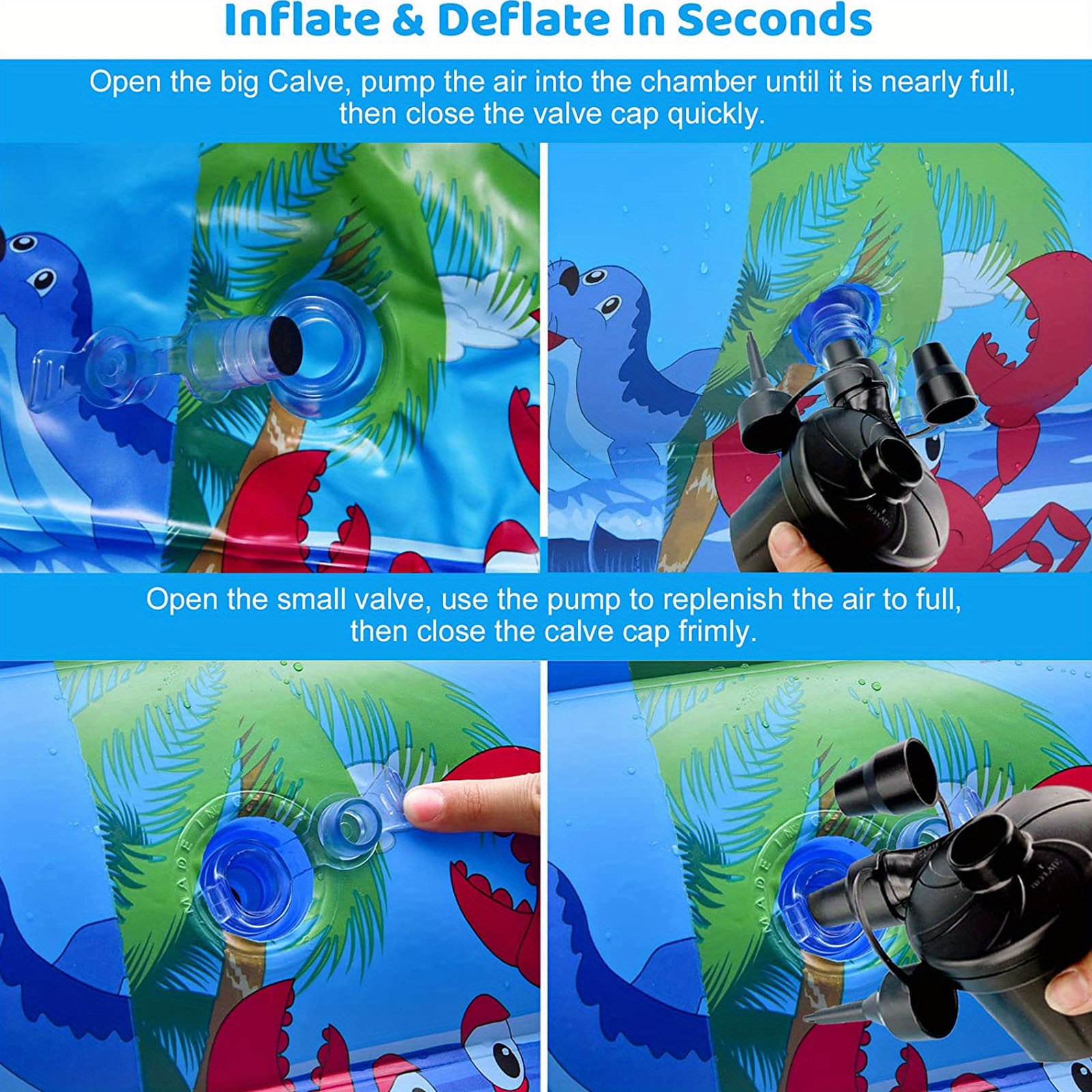 Inflatable Swimming Pool Family Lounge Pool Full sized - Temu