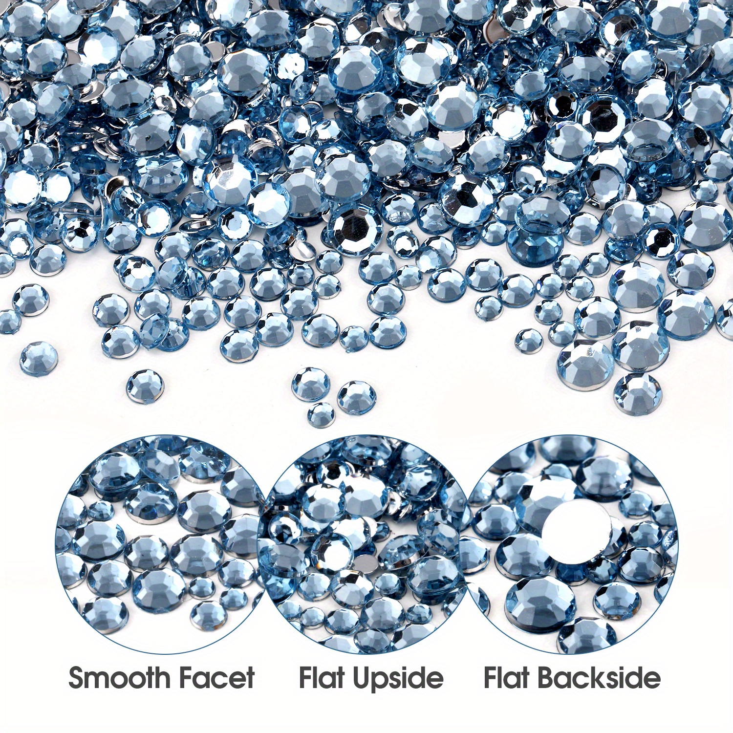 crystal rhinestones kit 6 sizes perfect crafts nails clothes - Temu ...