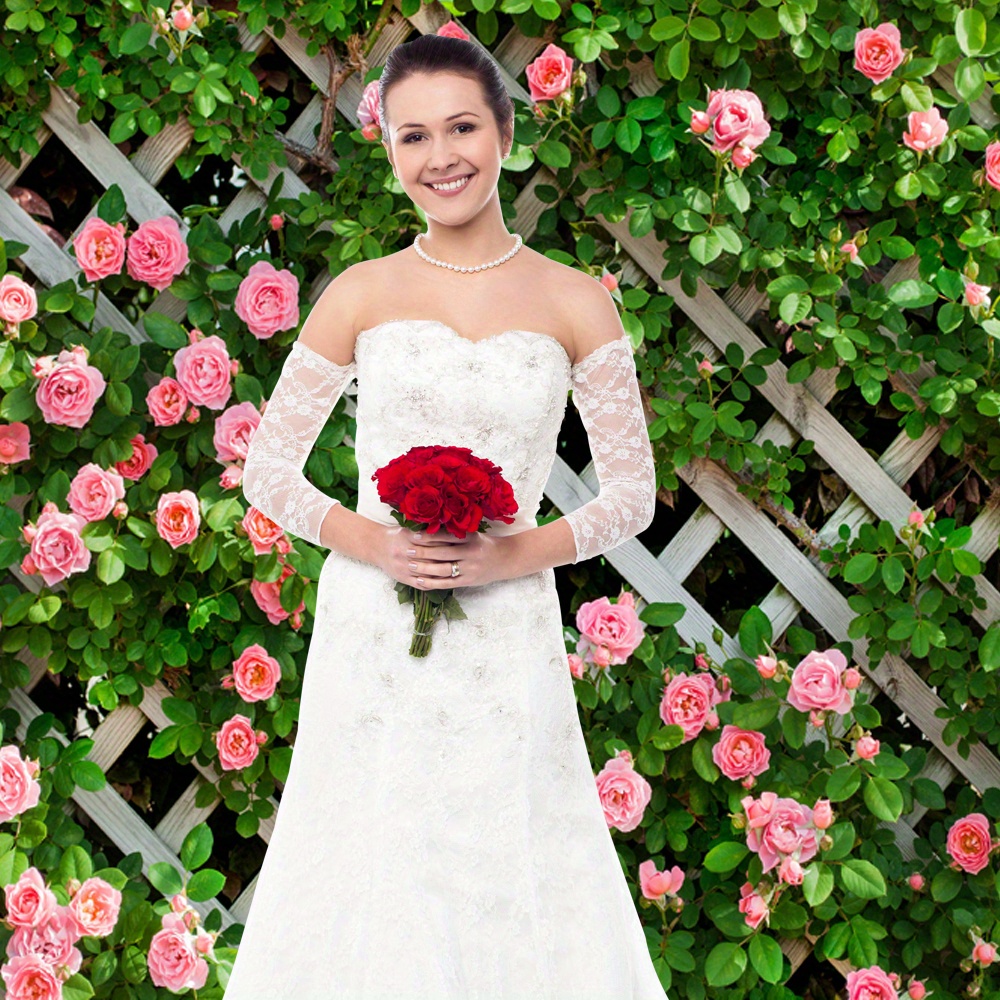 Spring Floral Photo Backdrop Perfect Wedding Baby Shower - Temu Ireland