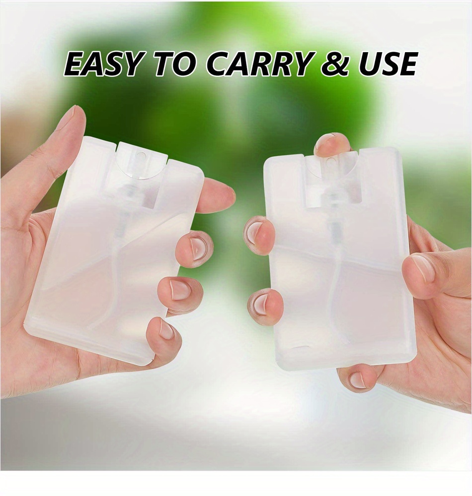 Card Spray Bottle Perfume Hand Sanitizer Alcohol Bottles - Temu United ...
