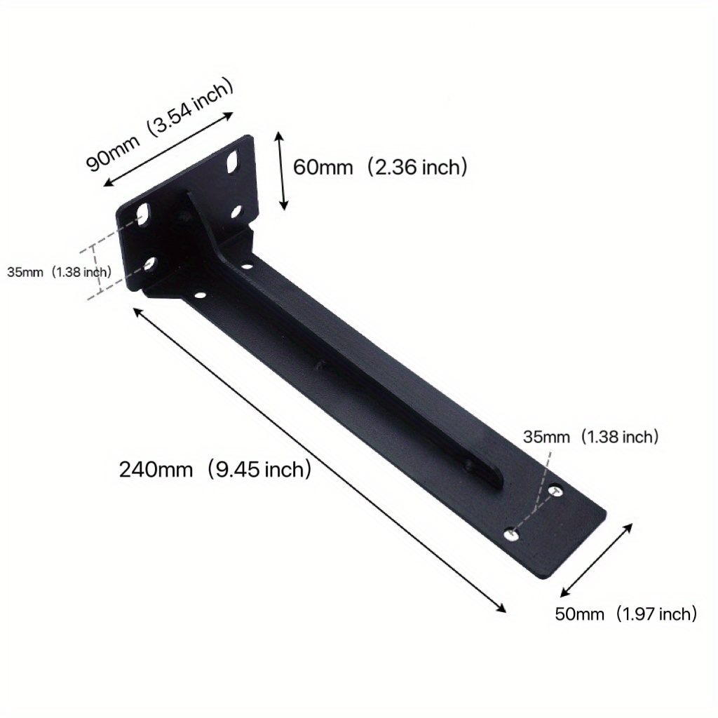 T shape Floating Shelf Brackets Heavy Duty Perfect Wall - Temu