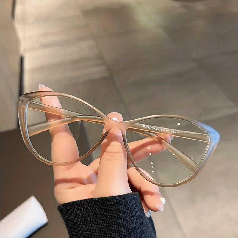 Vintage Cat Eye Fashion Glasses Women Men Casual Clear Lens Temu Canada