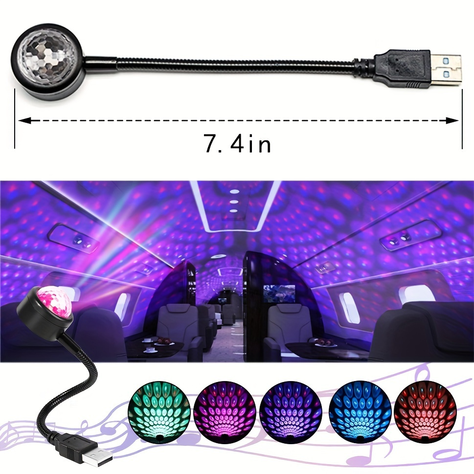 Party Stage Lighting Sound Controlling Atmosphere Light Usb - Temu