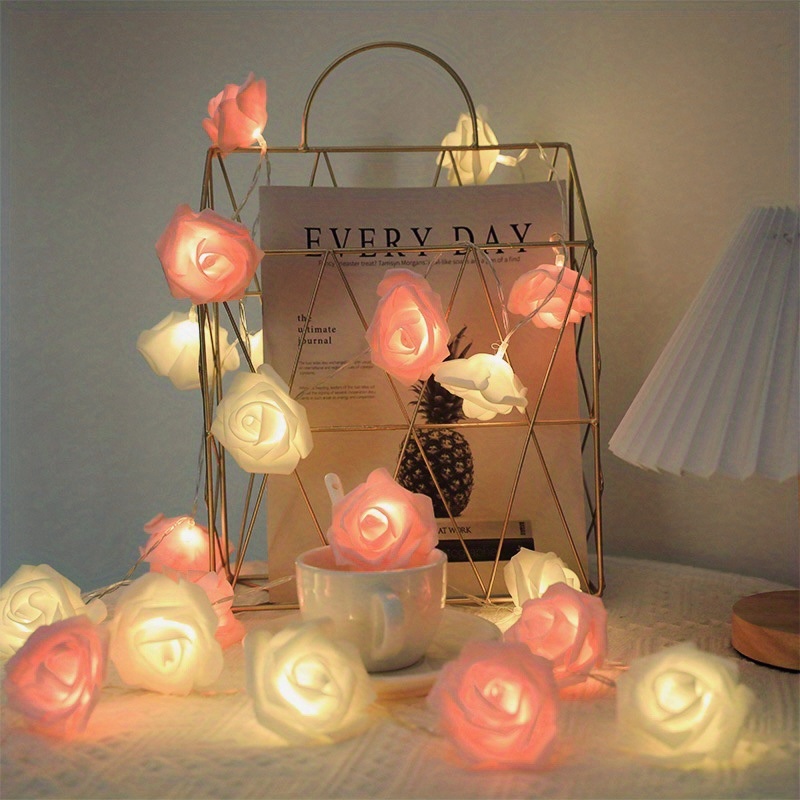 Rose Flower String Lights Led Small Color String Lights - Temu United ...