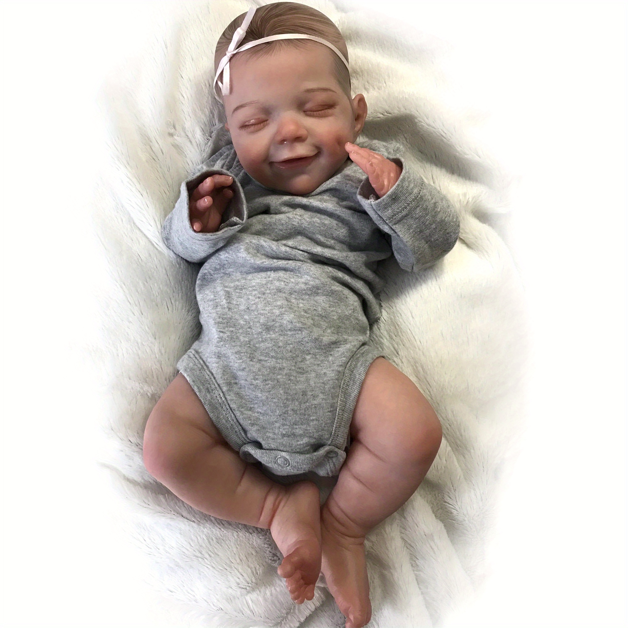 April Bebe Reborn Artist Oil Painted Skin Handmade Soft - Temu