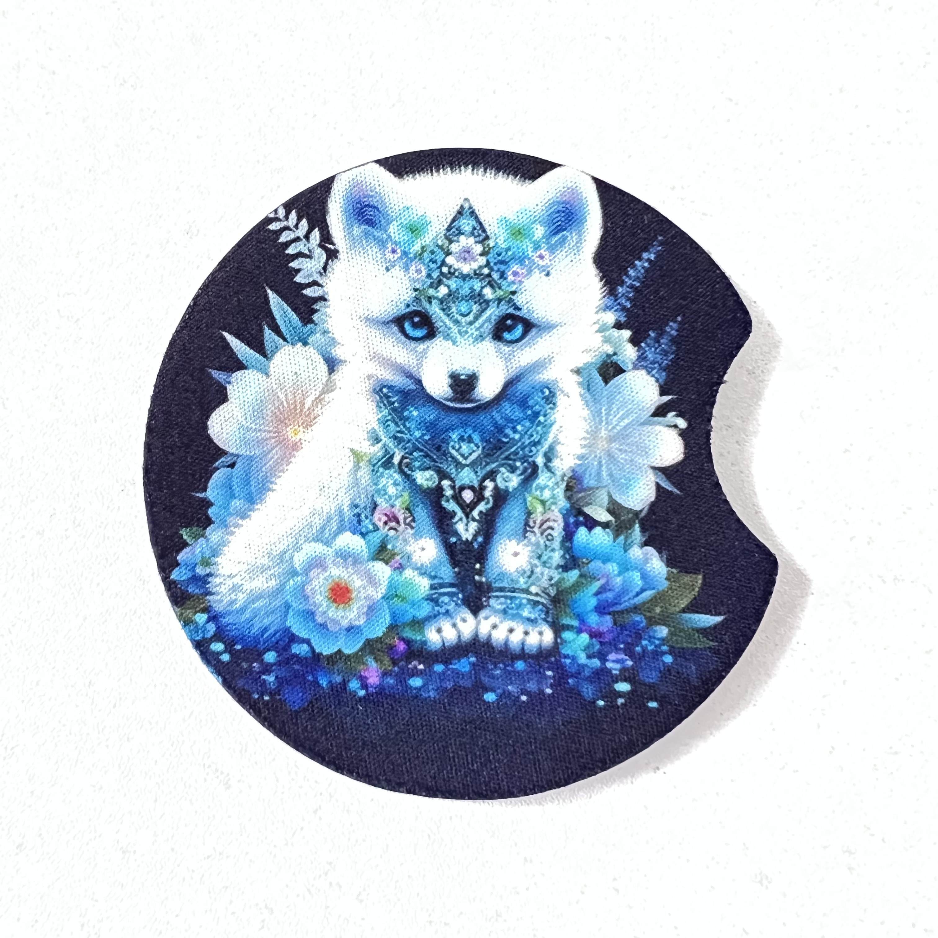 2pcs car coasters printed car waterproof mat car interior package ...