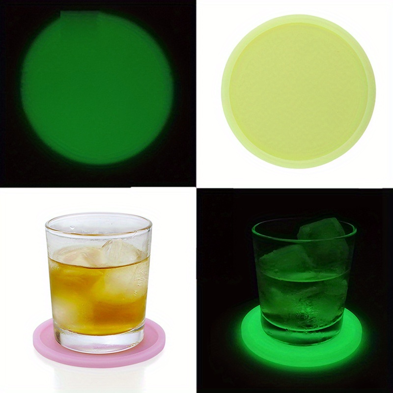 Silicone Coaster Luminous Coaster /yellow Non slip Mat - Temu Canada