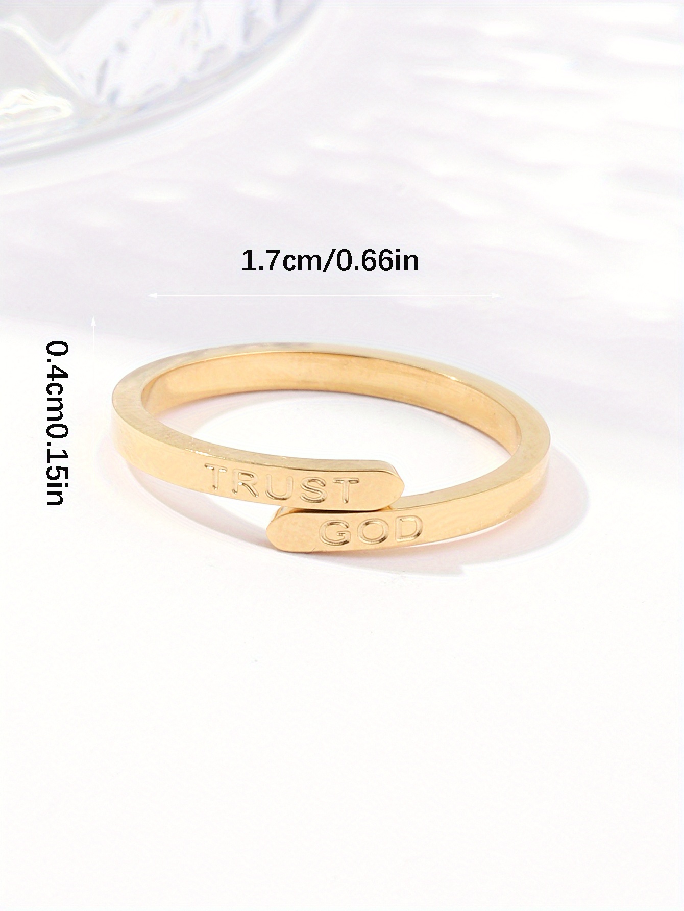 Luxurious Stainless Steel Open Rings Men Women - Temu