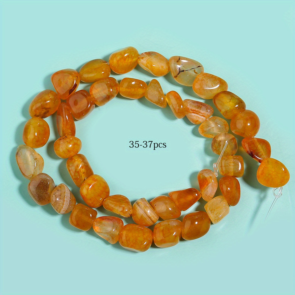 irregular stone beads natural dragon agate polished - Temu Canada
