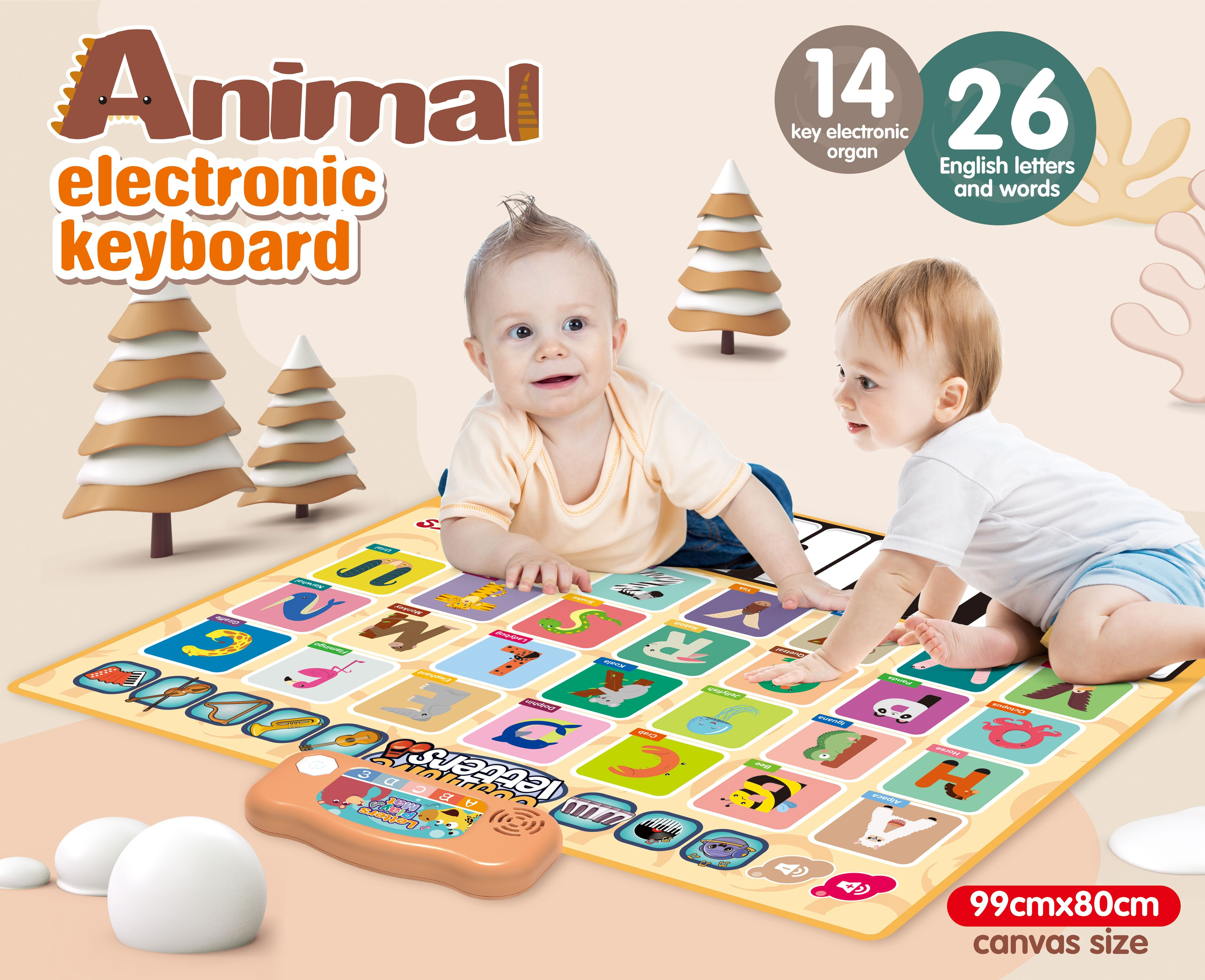Animal Educational Play Key Electronic Organ Folding Kids - Temu New ...