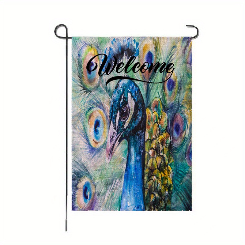 Welcome Flag Double Sided Vertical Linen Yard - Temu United Kingdom