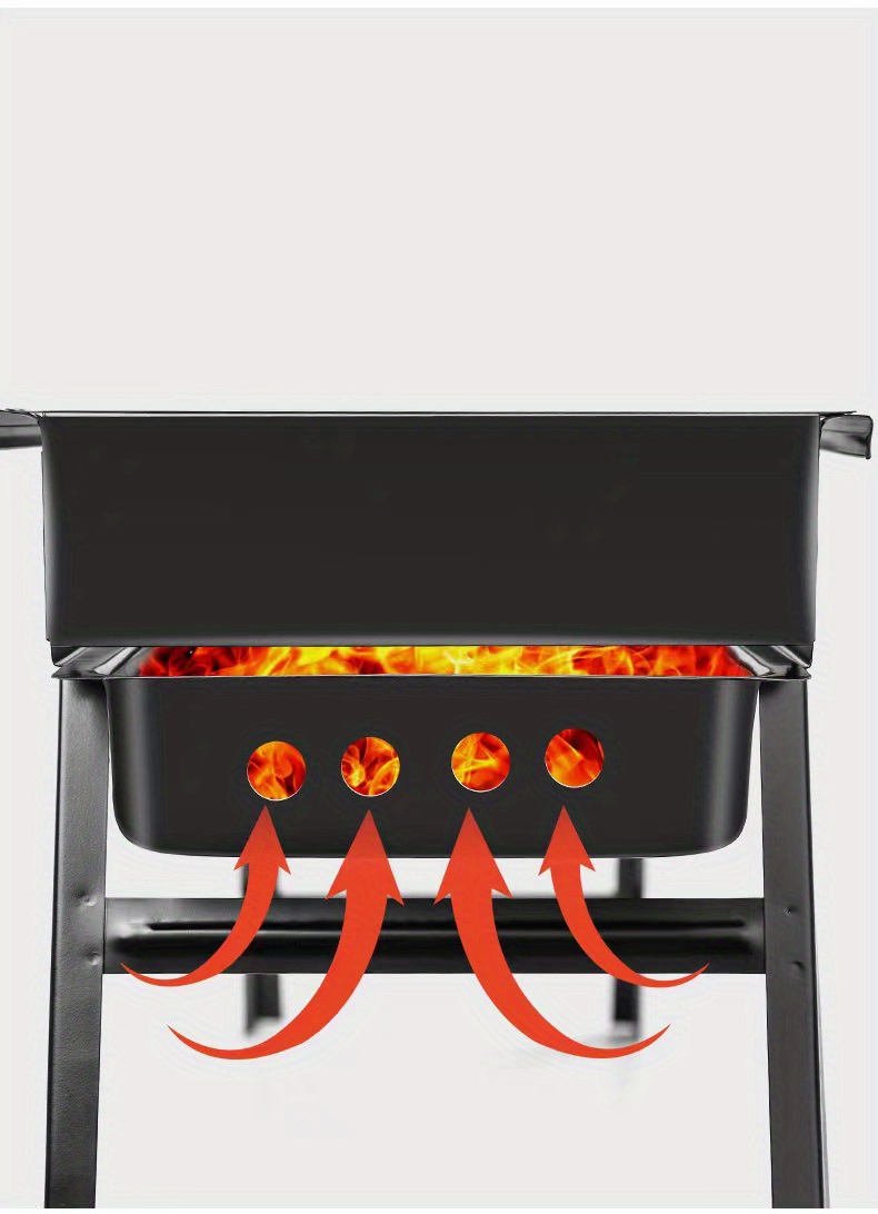 1pc Small Barbecue Stove Charcoal Bbq Grill Outdoor Dining Convenient ...