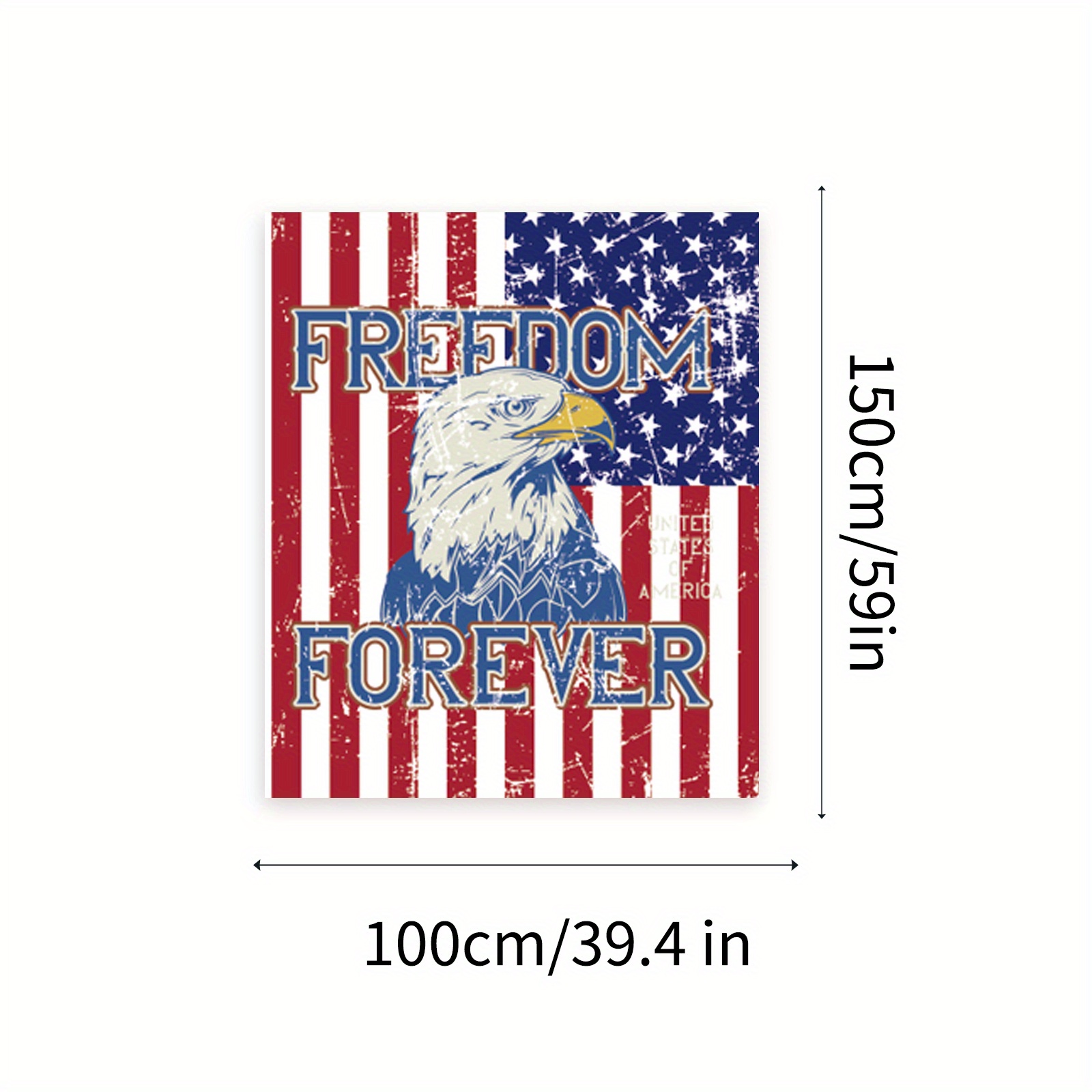 1pc American Flag Eagle Print Blanket Soft Warm Throw Blanket Nap ...