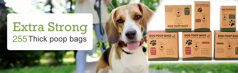 Dog Poop Bags 100% Leak proof Adjustable Dispenser Extra - Temu