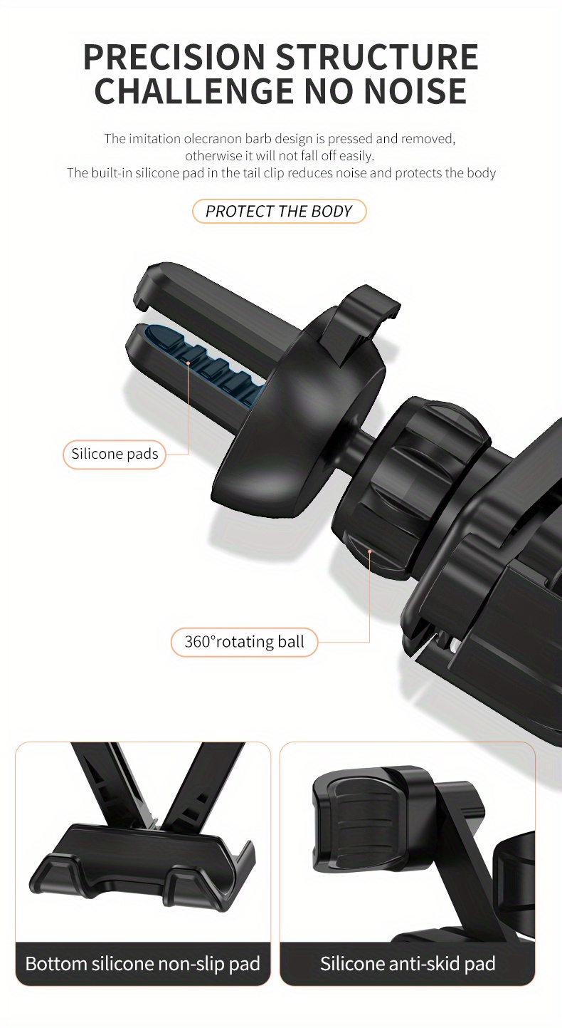 Automotive Supplies Car Mobile Phone Navigation Bracket - Temu Australia