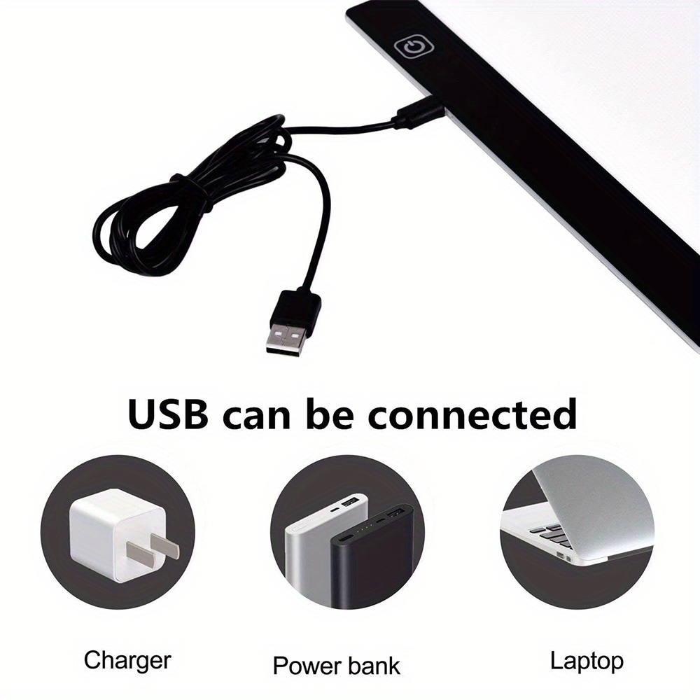 Led Drawing Board Light Pad A3 Three Level Dimmable Drawing - Temu