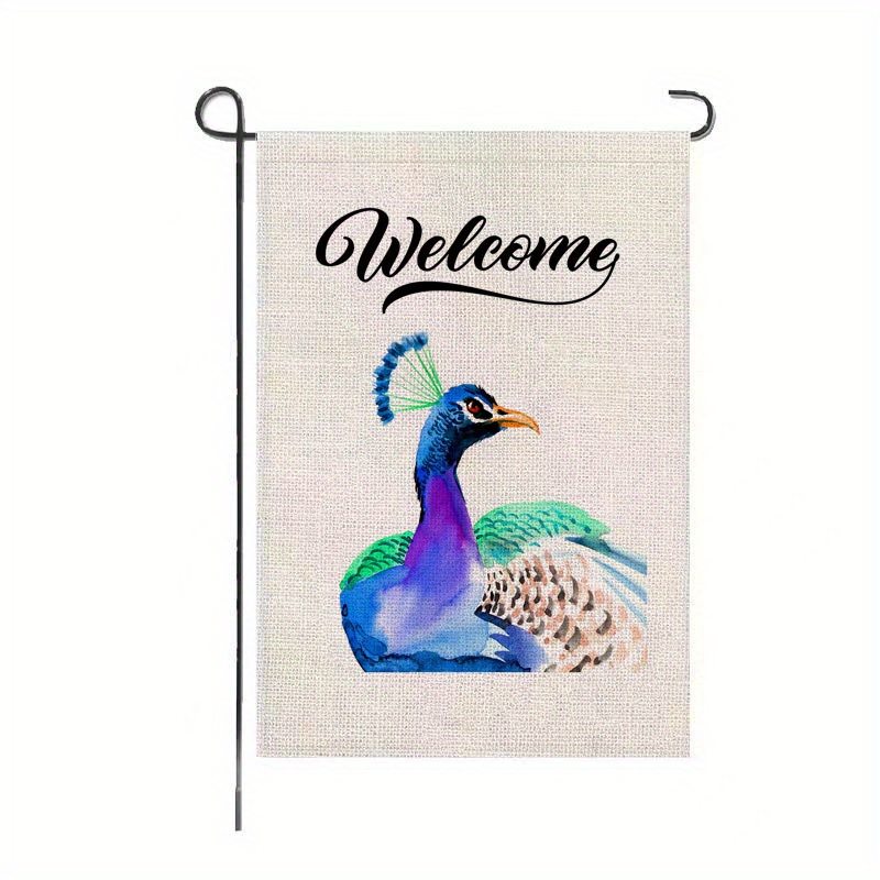 Welcome Flag Double Sided Vertical Linen Yard - Temu United Kingdom