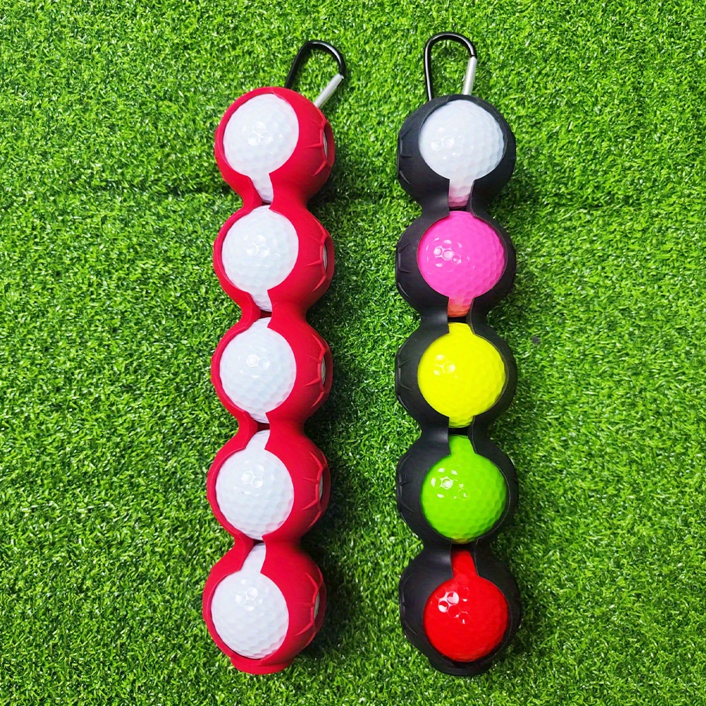 Rubber Portable Mini Golf Bag 5 Balls Holder Bag - Temu Philippines