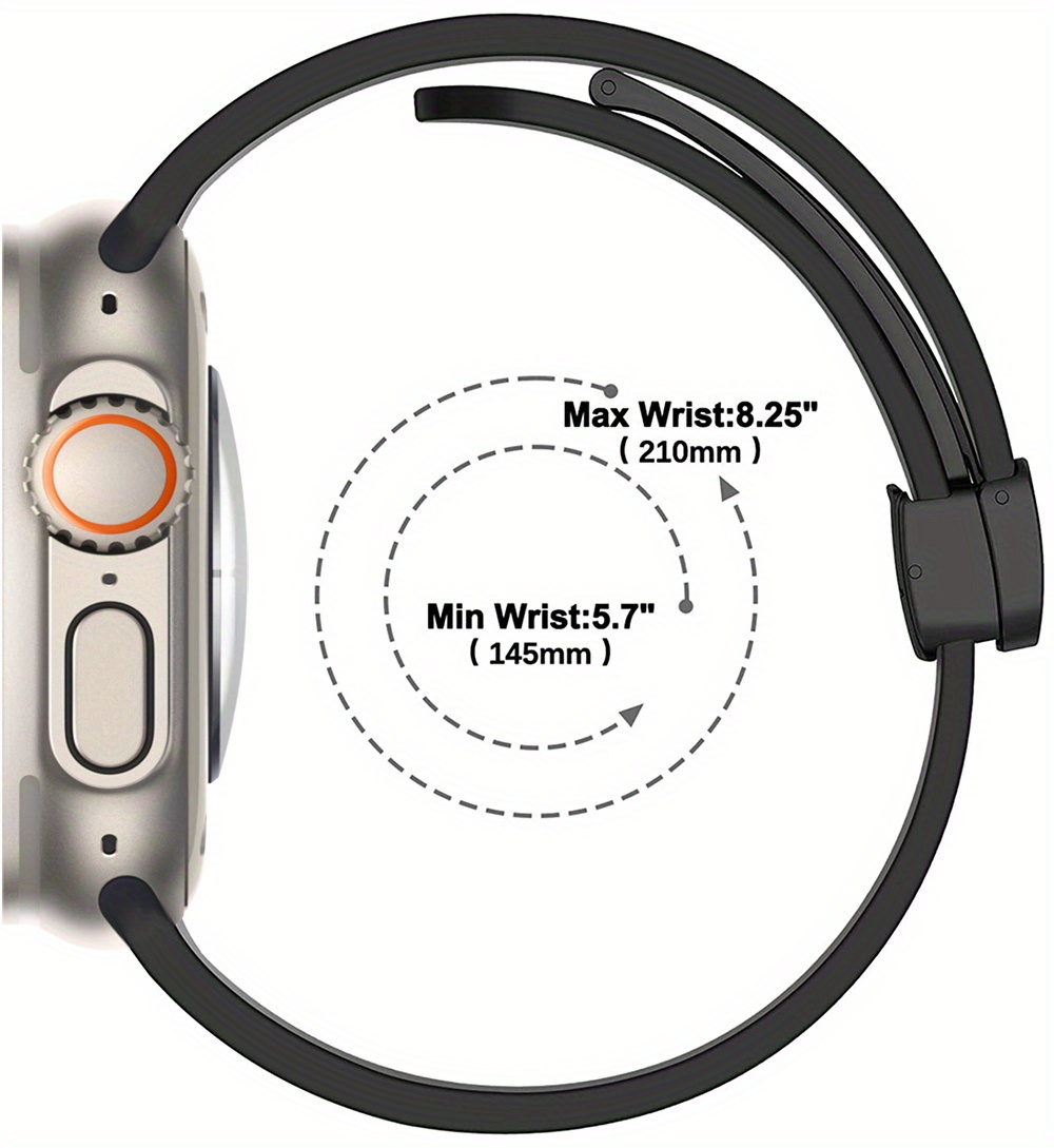 Iwatch Watch Strap 1 2 3 4 5 6 7 8 9 Series Ultra Silicone - Temu ...