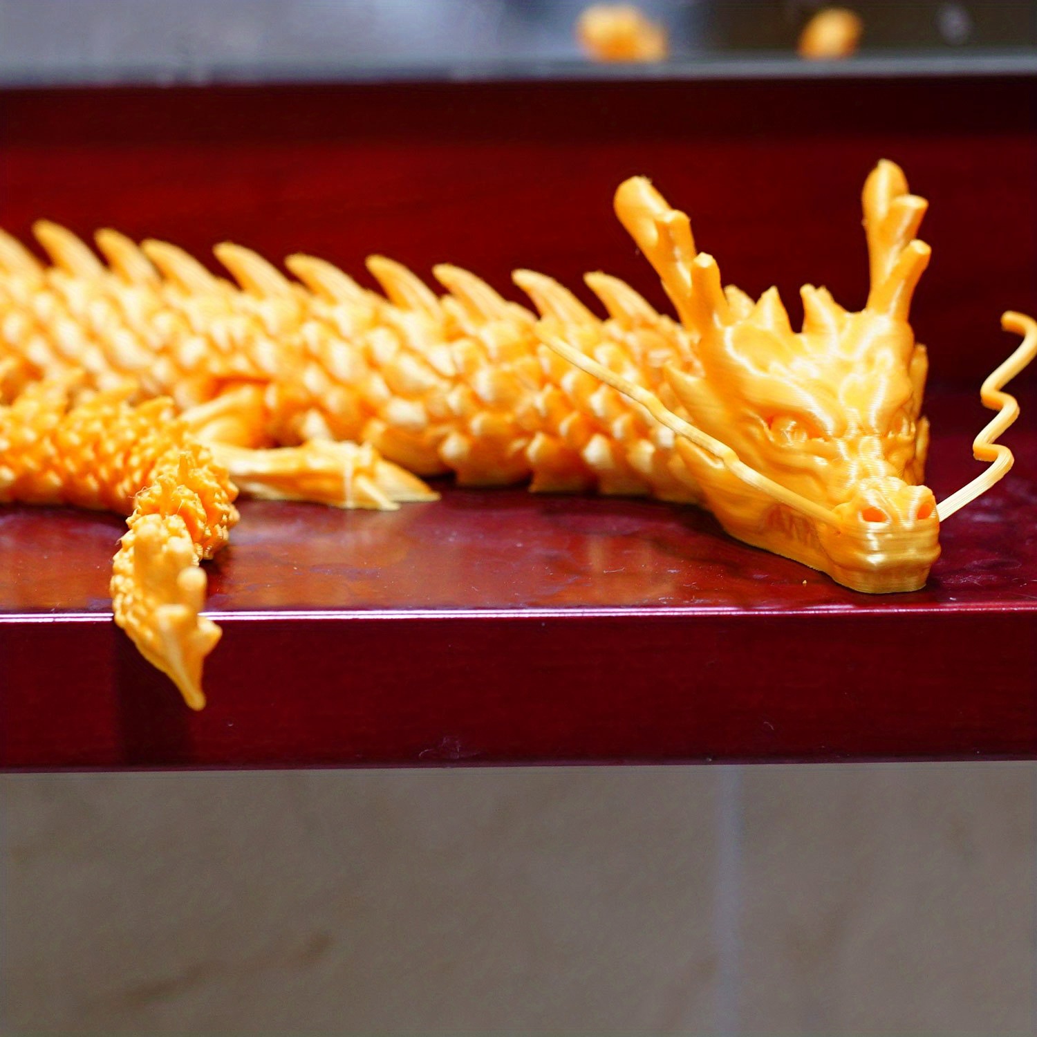 Handcrafted Red Copper 3d Dragon Toy God Dragon Joint - Temu