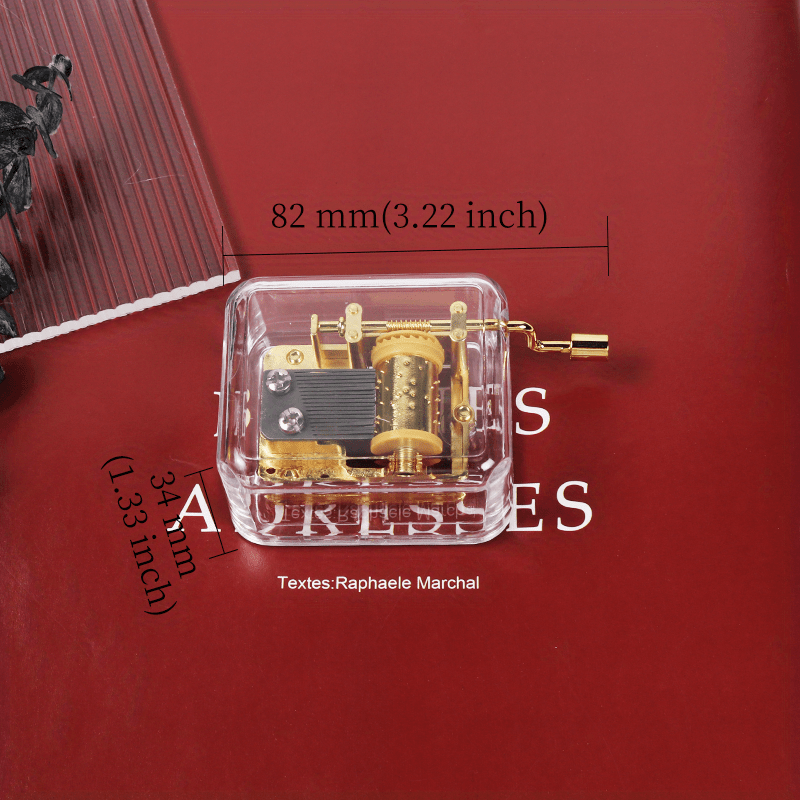 Handmade Acrylic Music Box Perfect Birthday Holiday Gift - Temu United ...