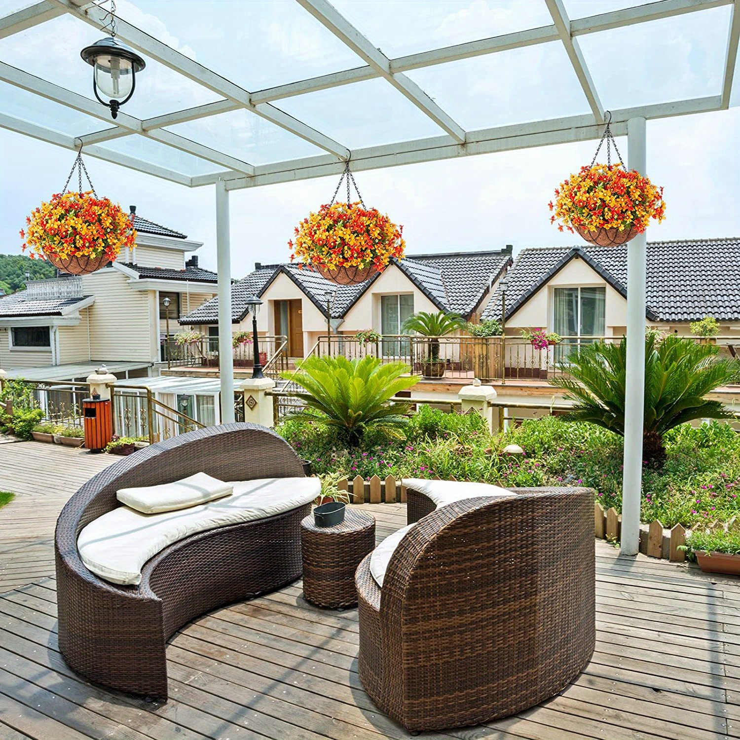 Artificial Outdoor Plastic Flowers Uv Resistant Flowers - Temu United ...