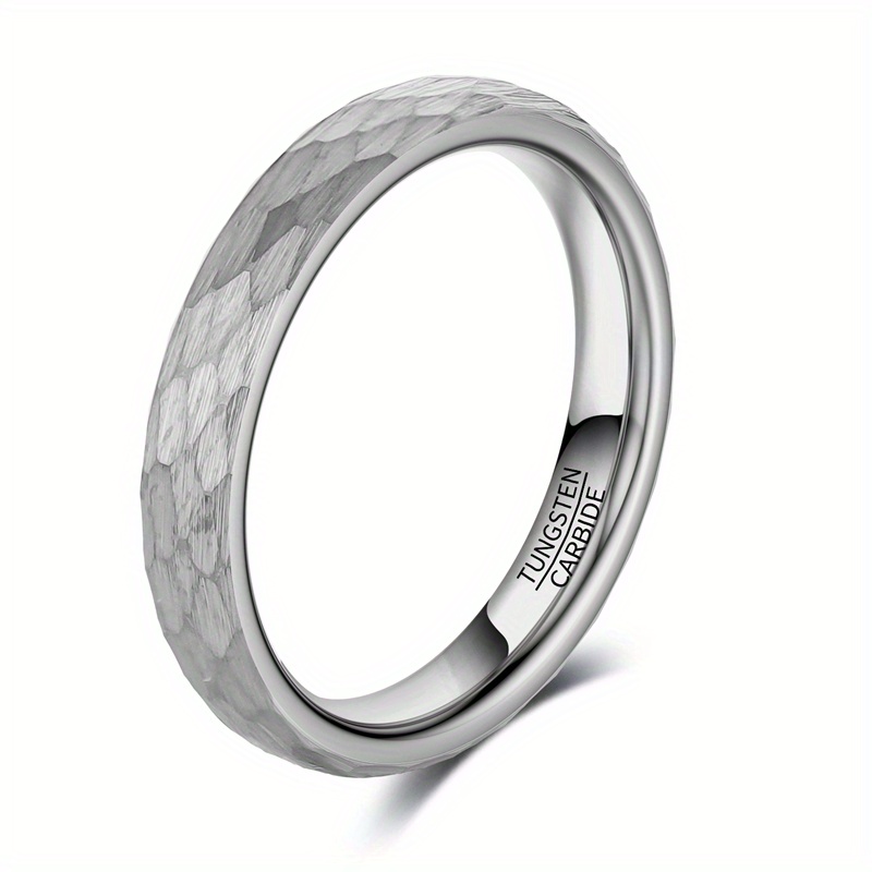 Grey Irregular Random Hammerblow Pattern Unisex Tungsten - Temu United ...