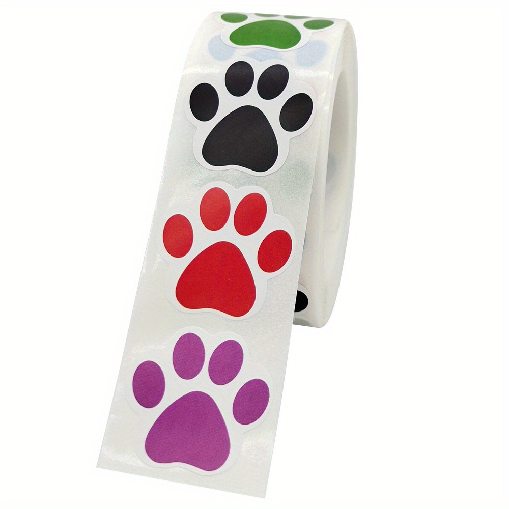 Cartoon Dog Paw Stickers Fridge Guitar Car Laptop Sticker - Temu United