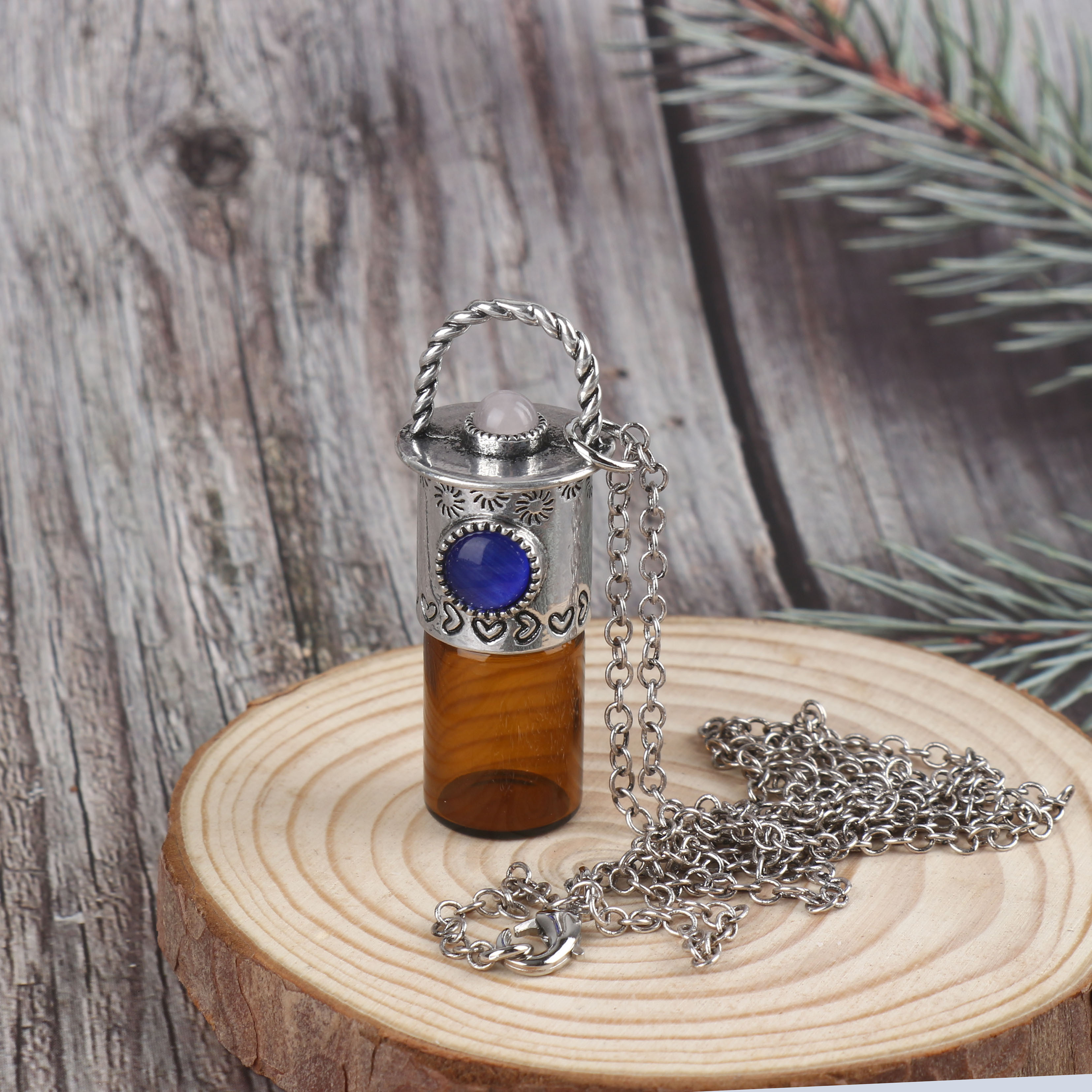 Exquisite Perfume Roller Ball Essential Oil Bottle Pendant - Temu New ...