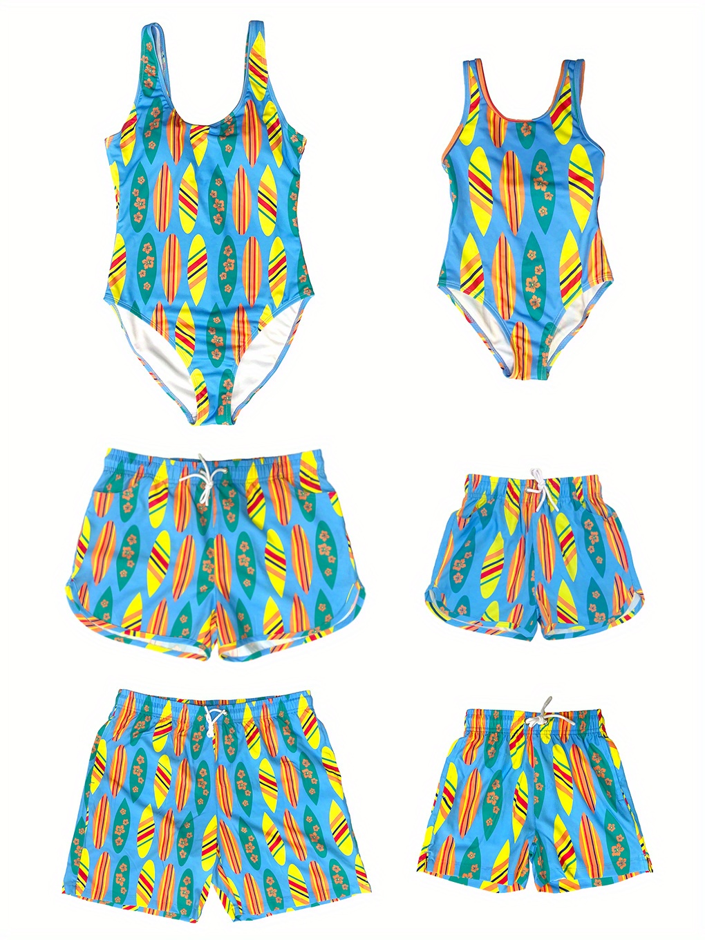 Beach Vacation Swimming Set Dad Mom Brother Sister Family - Temu Ireland