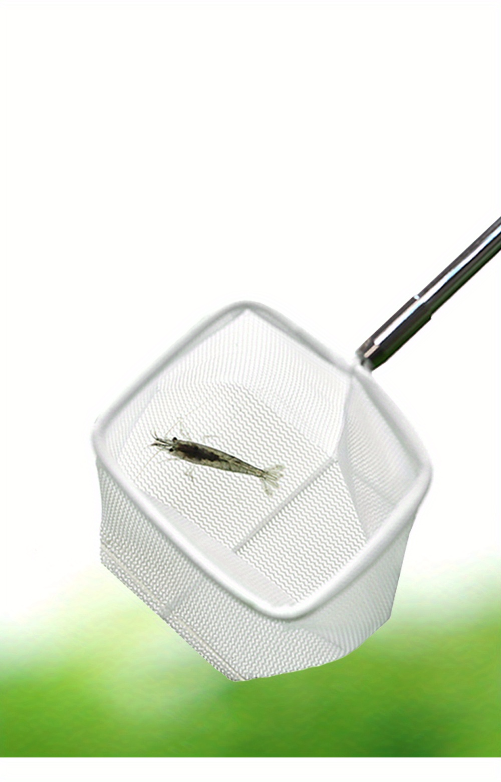 Retractable 3d Shrimp Net Crystal Clear Quadrate Design Easy - Temu