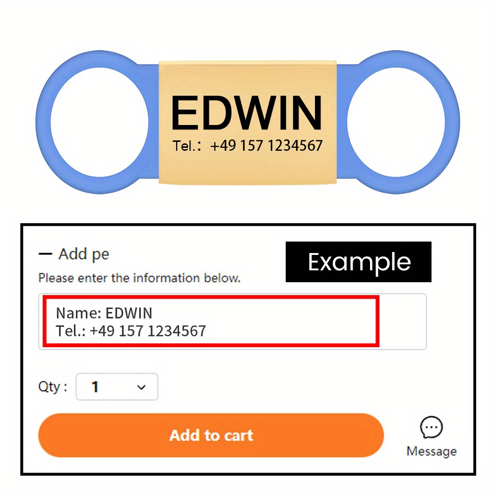 engraved personalized slide pet id tag dogs cats - Temu Australia