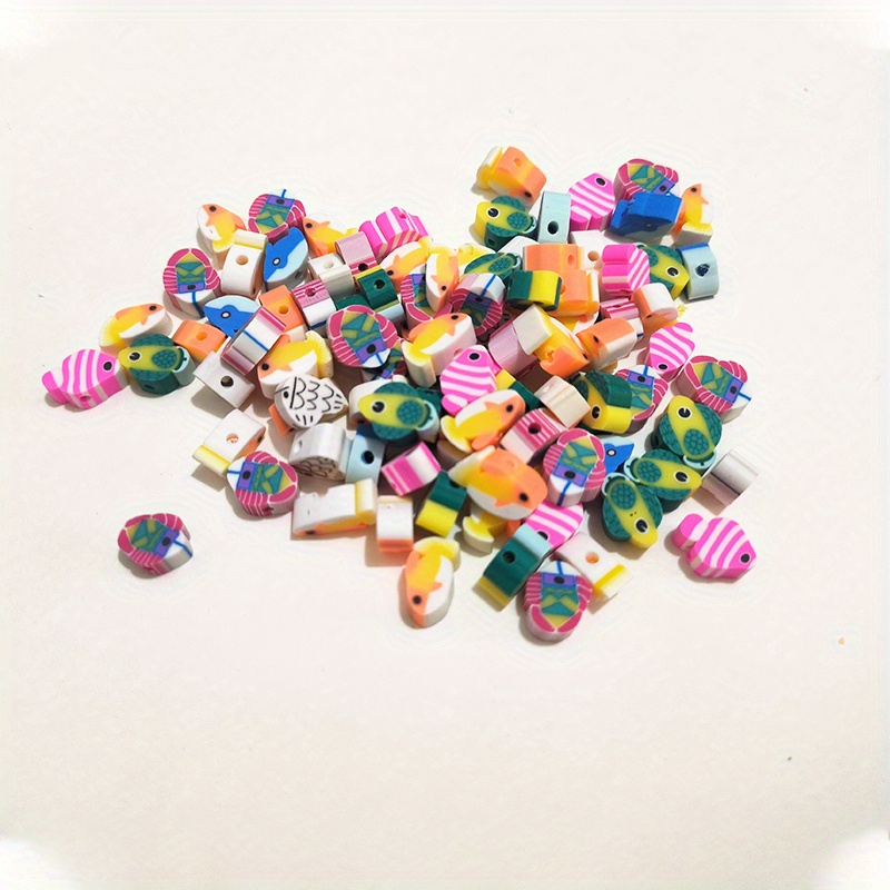 Cute Tropical Polymer Clay Loose Beads Creative - Temu Norway