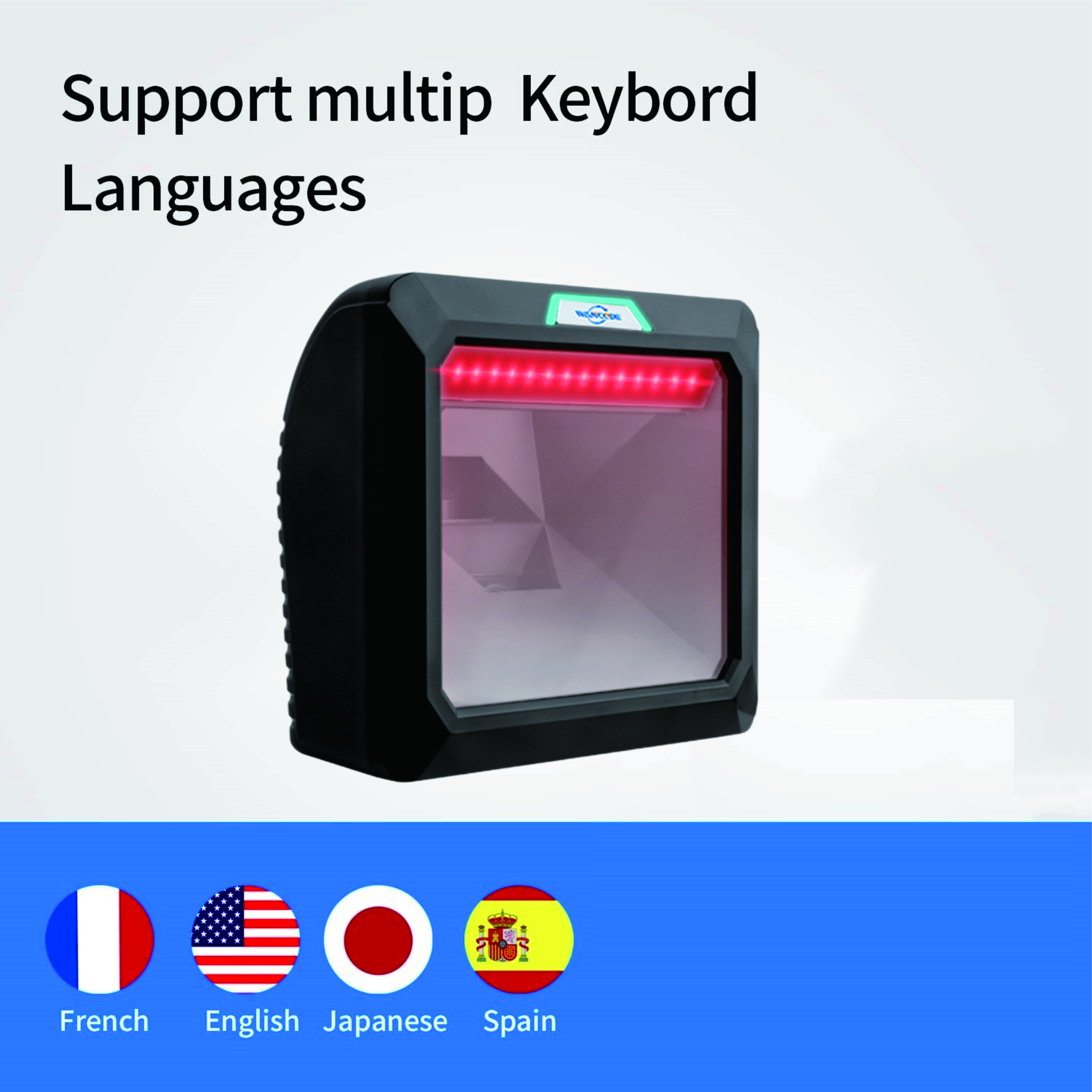 Adjustable Window Screens 1D 2D Desktop Barcode Scanner, With Automatic ...