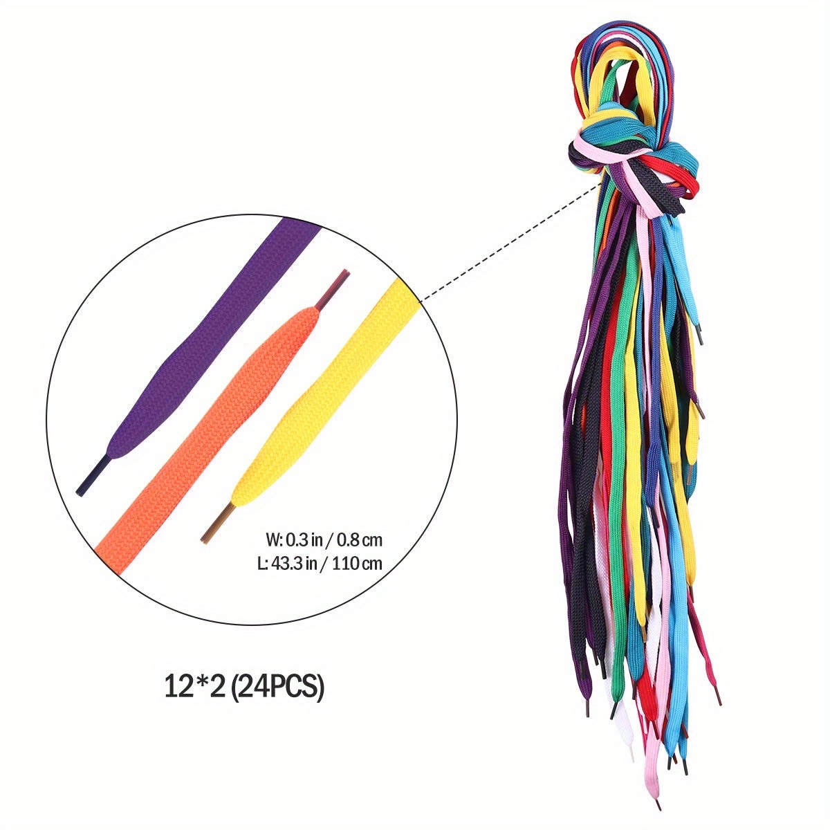 Flat Shoelaces Shoe Laces Strings Sports Shoes - Temu Canada