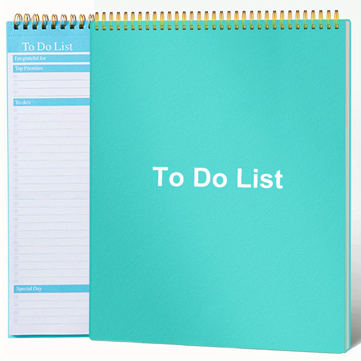 list notepad planner a4 large undated spiral planner - Temu United Arab ...