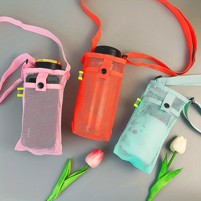 Large Capacity Water Bottle Protective Cover With Mobile Phone Holder ...