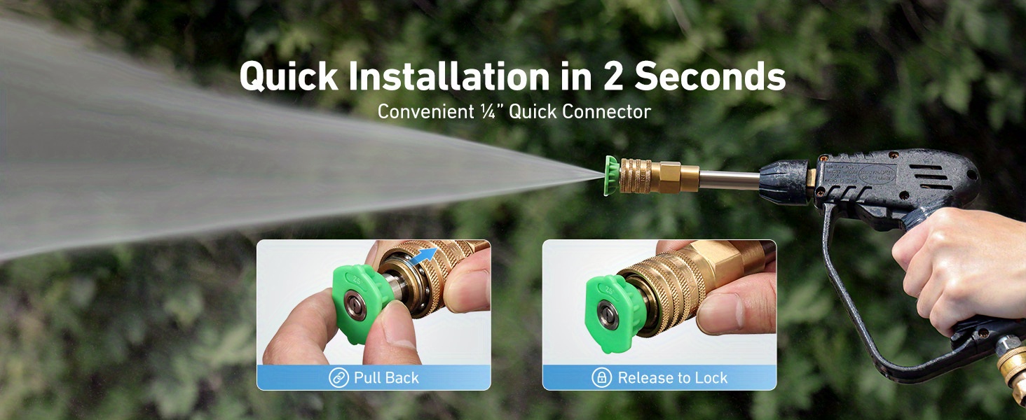 pressure washer spray nozzle tip set 5 multiple degrees - Temu Netherlands