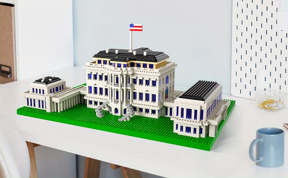 Stem Building Toys Model Build House Set Diy Micro Building - Temu ...