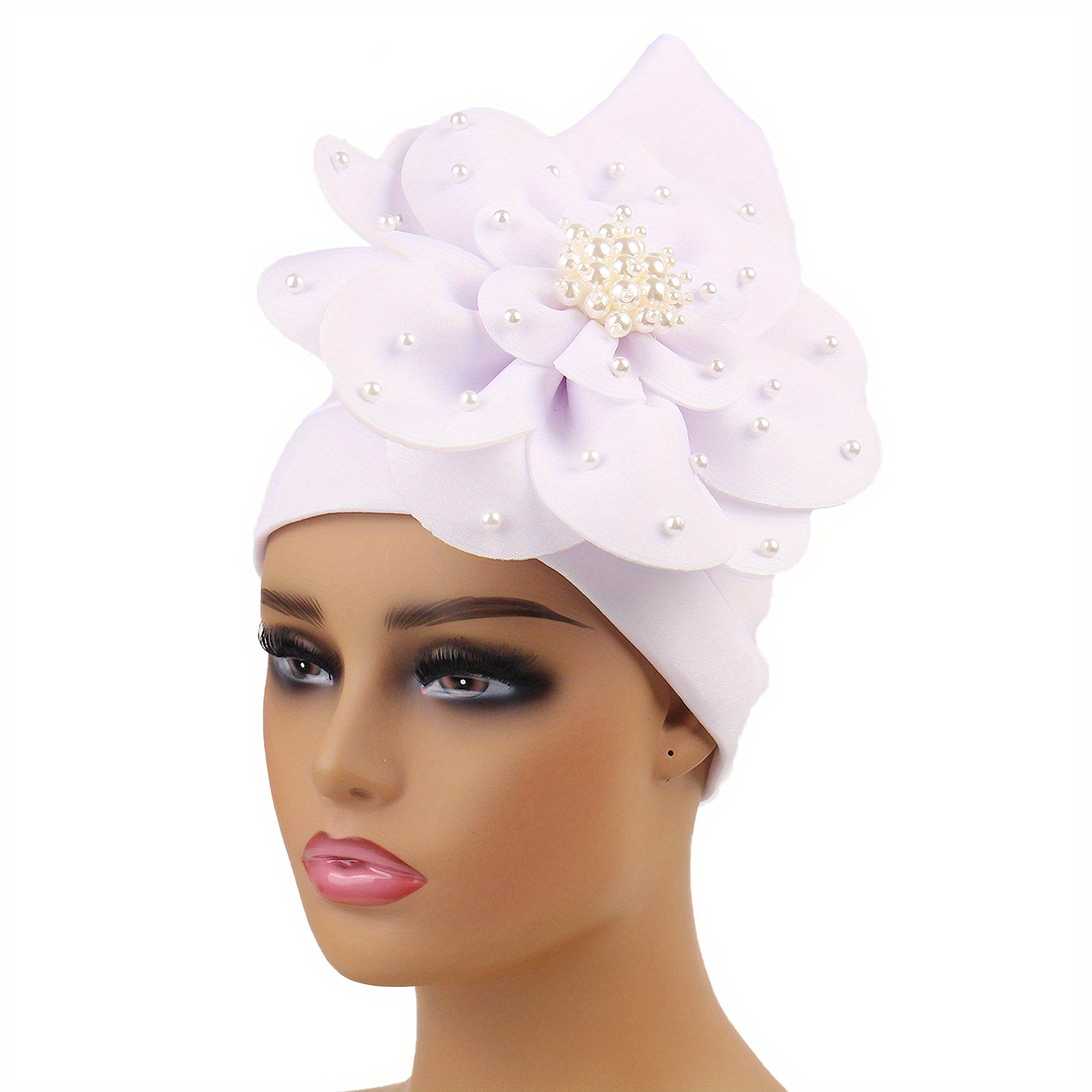 turban cap pearl decor plate flower head - {region_name}
