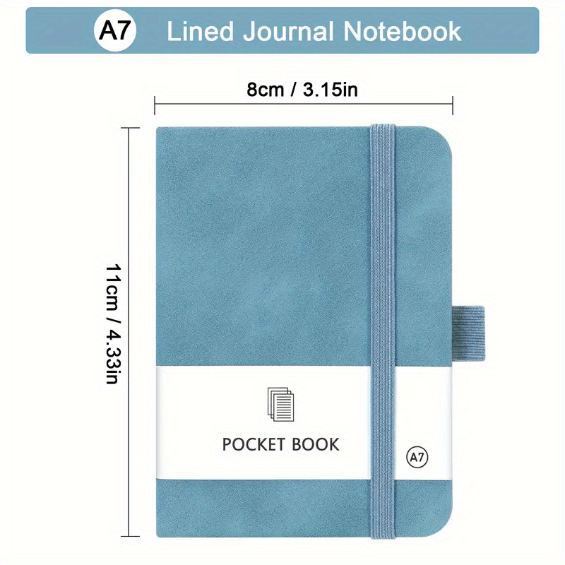 A7 Mini Pocket Ruled Notebook Pen Holder /200 Pages Size - Temu Philippines