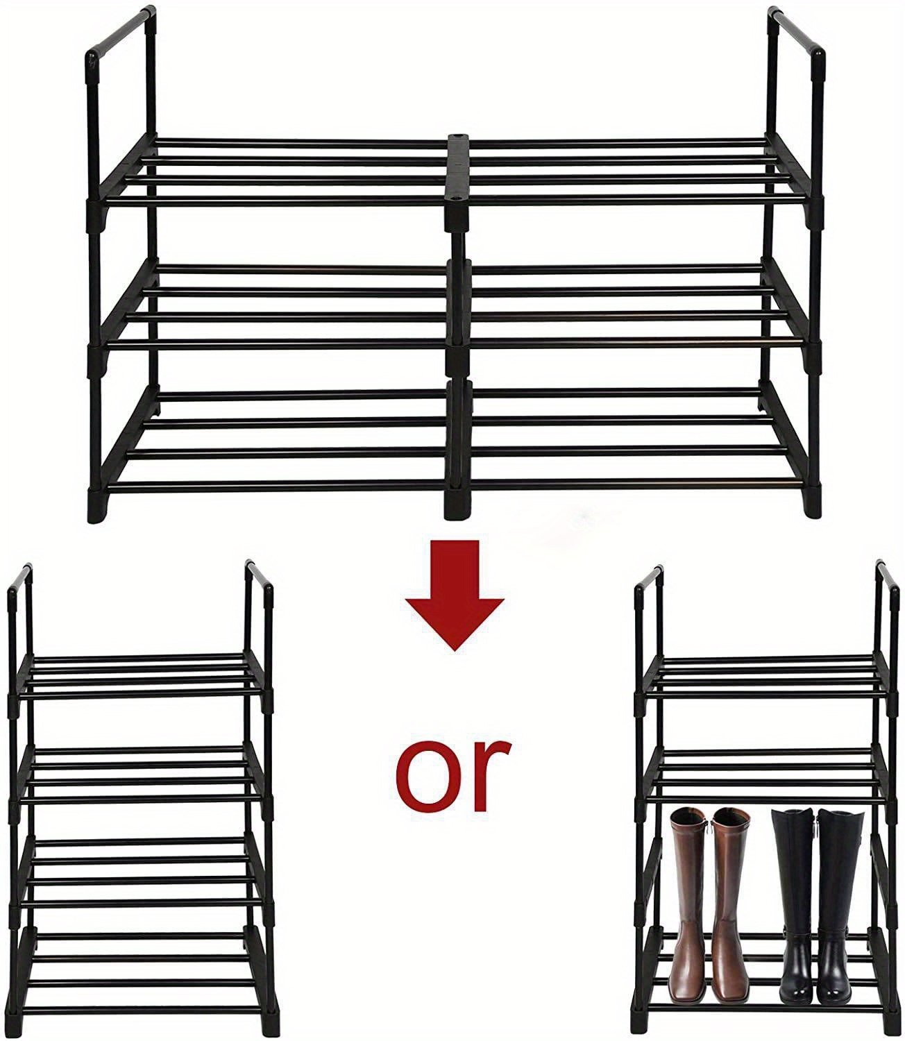 Multi layer Wrought Iron Shoe Rack Free Standing Shoe - Temu