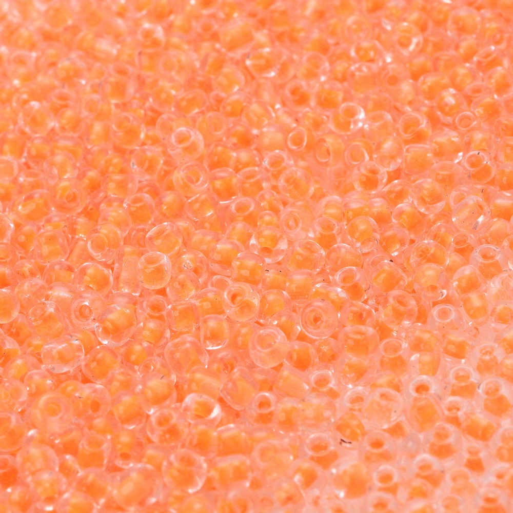 Mix Orange Glass Seed Beads Spacer Beads Jewelry Making Diy - Temu ...