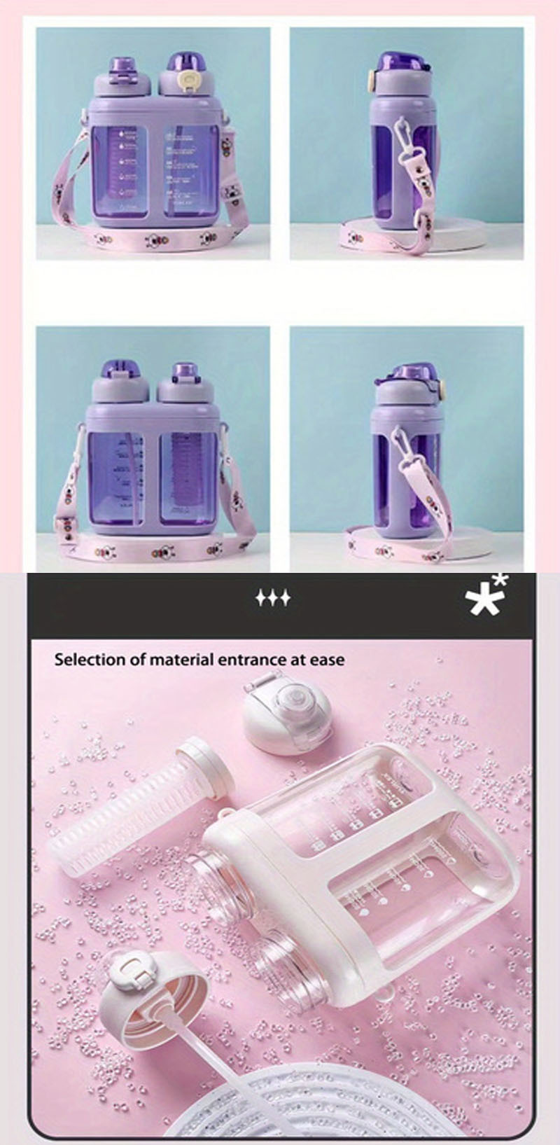 Double Drinking Bottle Scale Lightweight - Temu Australia